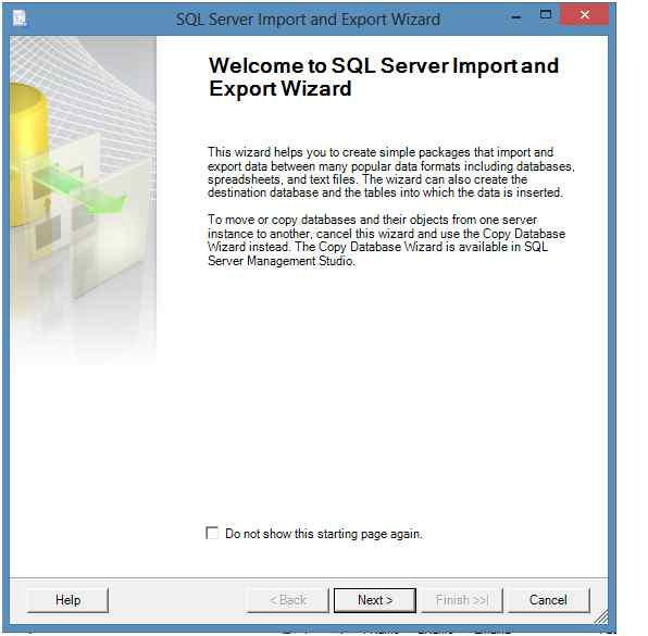 Import Data From A Text File Into SQL Server Database